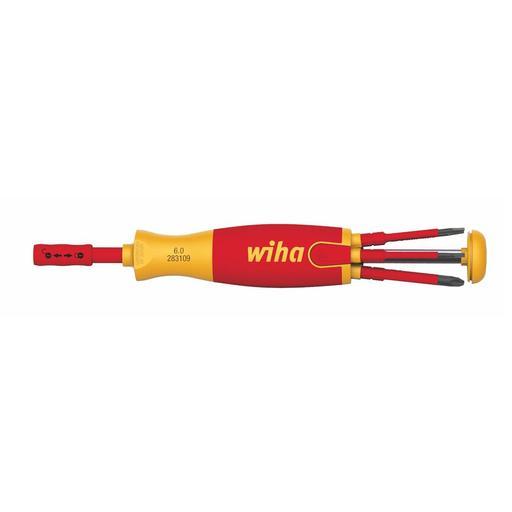 Wiha 40809 (38610) Slim VDE Screwdriver with LiftUp Bit Holder