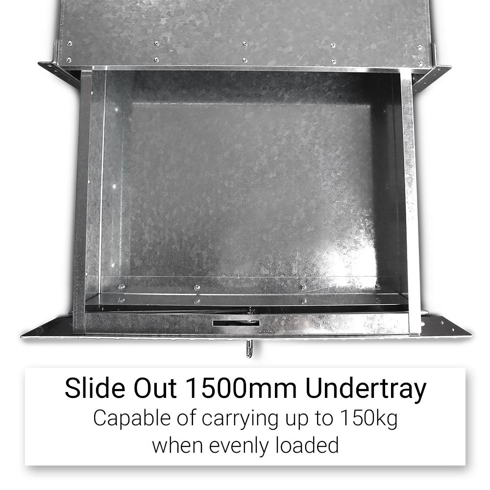 Daytona BTY170 1700 x 200 x 880mm Under Tray Trundle Drawer Tool Box