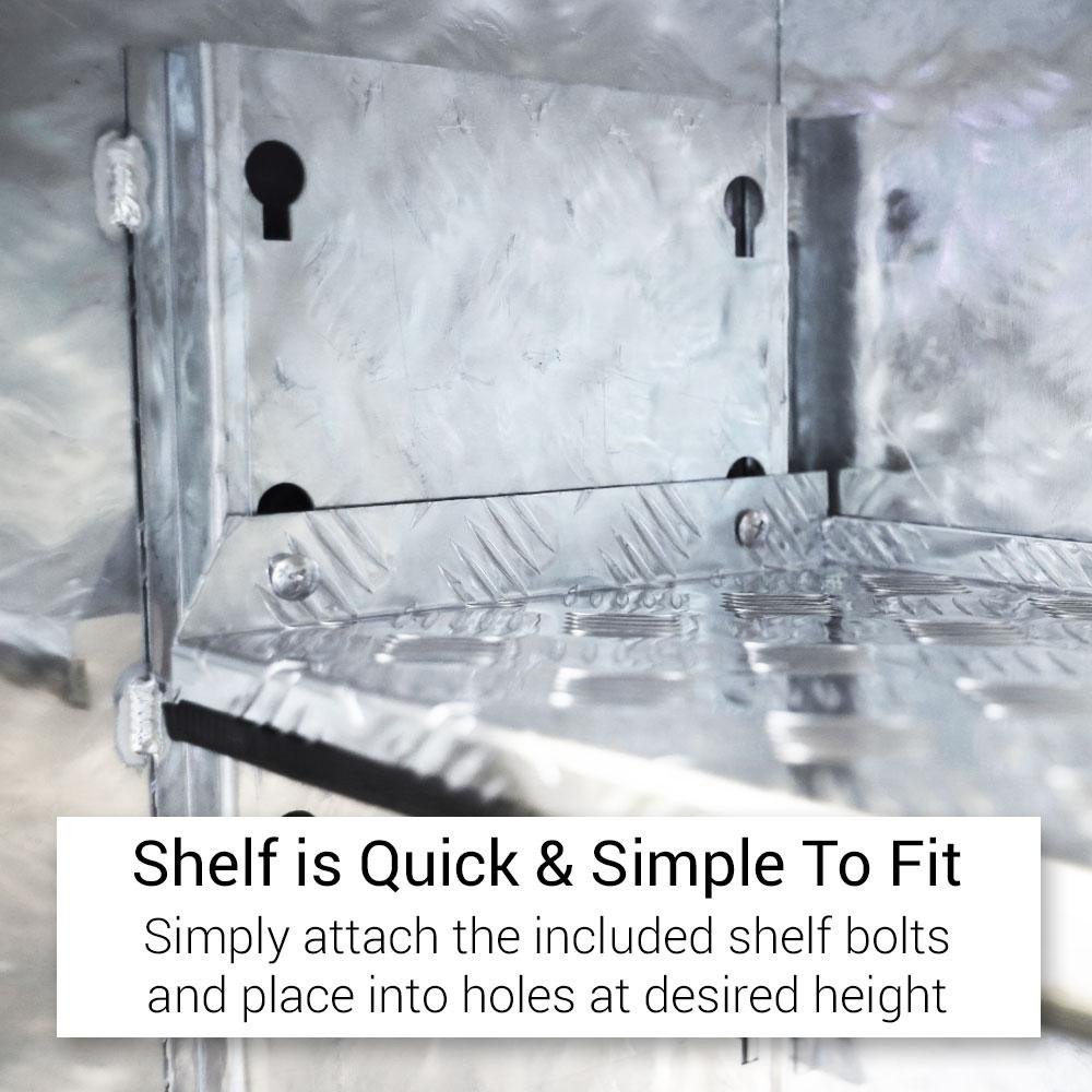 Daytona LF2000 3mm 2000mm Aluminium Shelf Kit