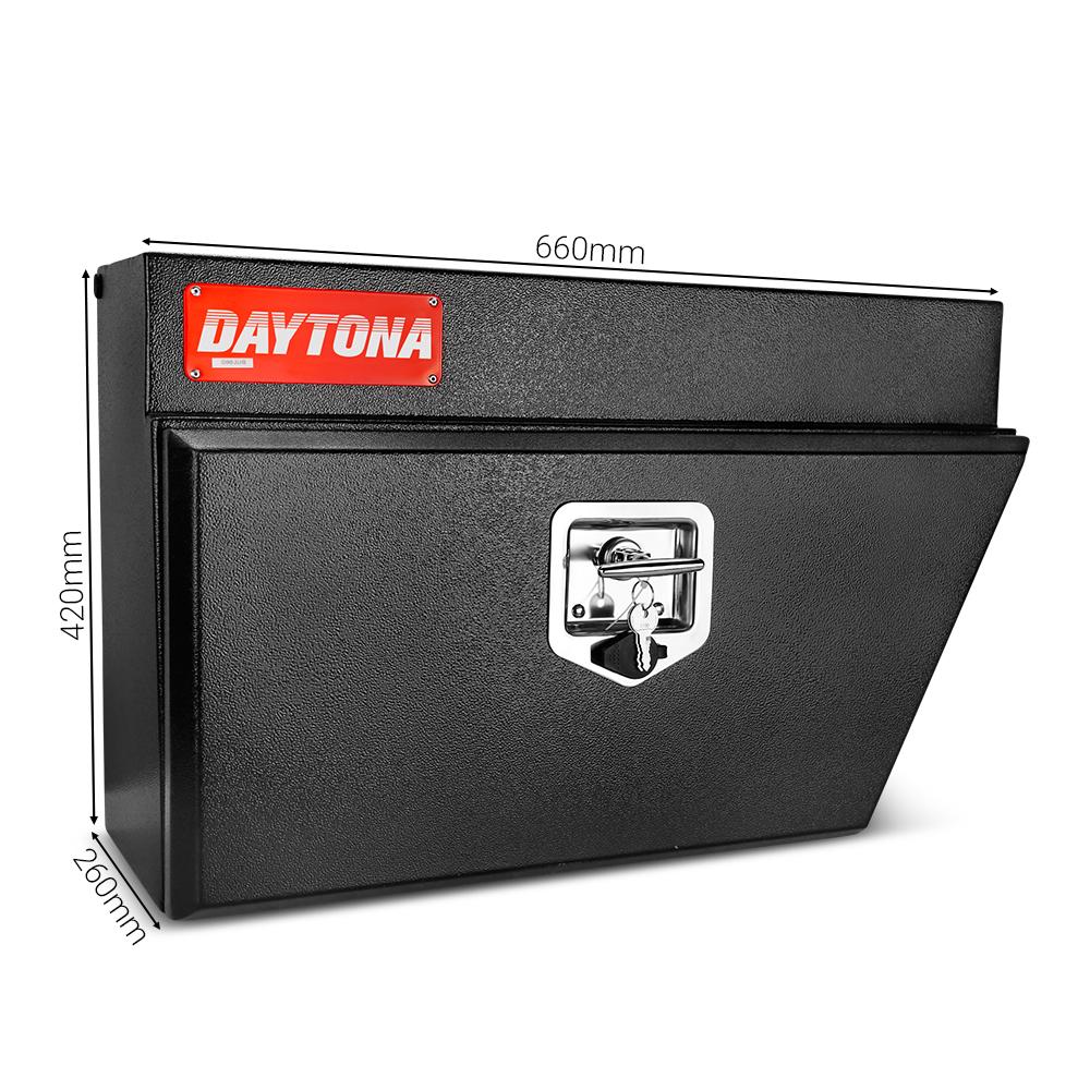Daytona BUR660 2mm RIGHT 660mm x 420mm x 260mm Steel Underbody / Under ...