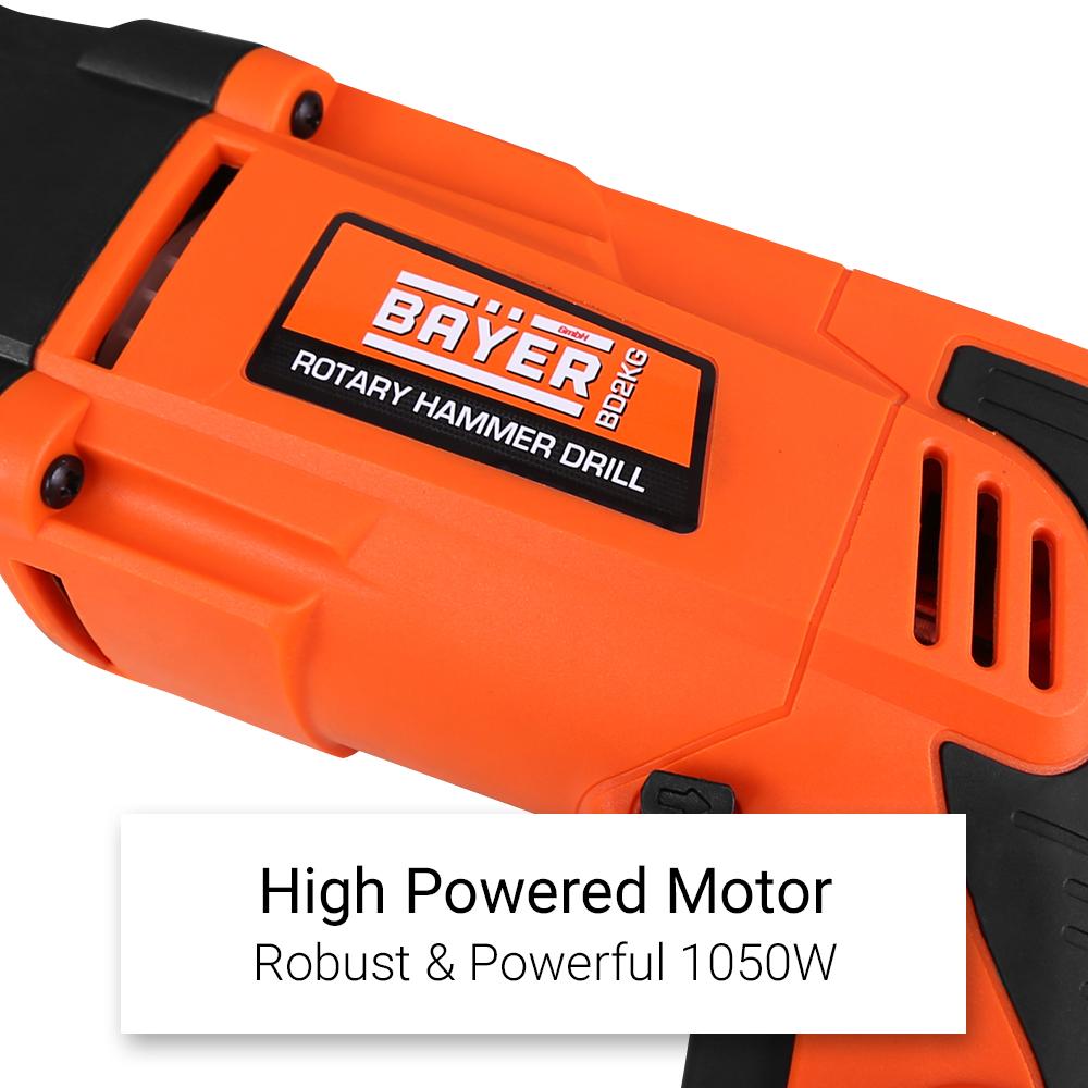 Bayer BD2KG 2KG 1050W SDS Plus Rotary Hammer Drill