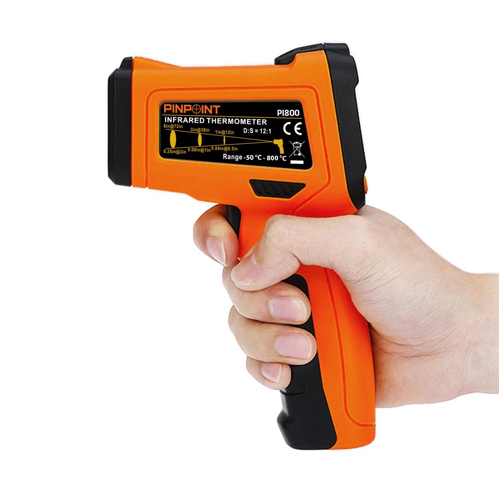 Pinpoint PI800 800° Humidity & Dew Point Infrared Thermometer With UV