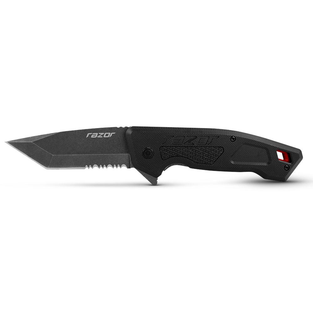 Razor RA76SE Serrated D2 Blade Pocket Knife