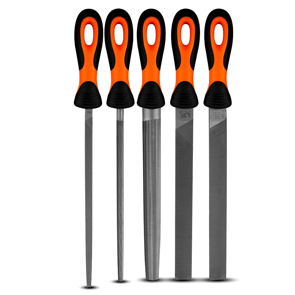 Bahco 1-478-10-1-2 1-478-10-1-2 5pce 254mm (10") Ergo Handled File Set