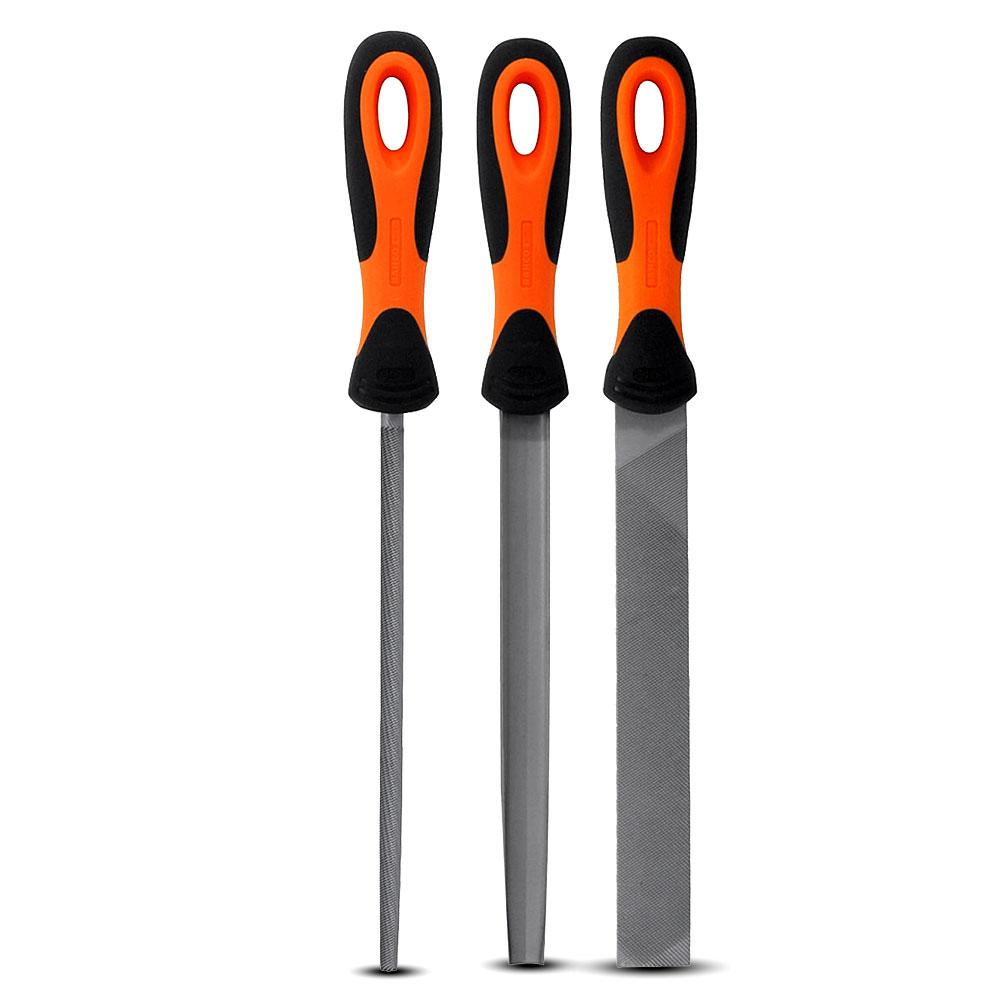 Bahco 1-473-08-2-2 3pce 200mm (8") Ergo Handled File Set