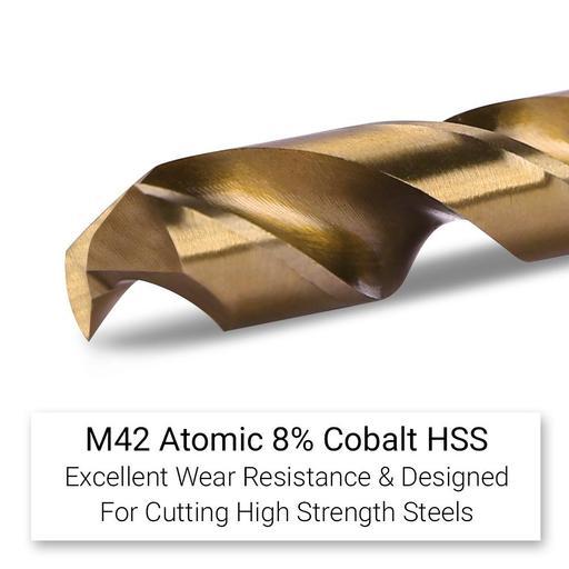 Xtorque XT25M42 25pce XGEN5 Metric Atomic 27+ M42 HSS Cobalt Drill Bit Set