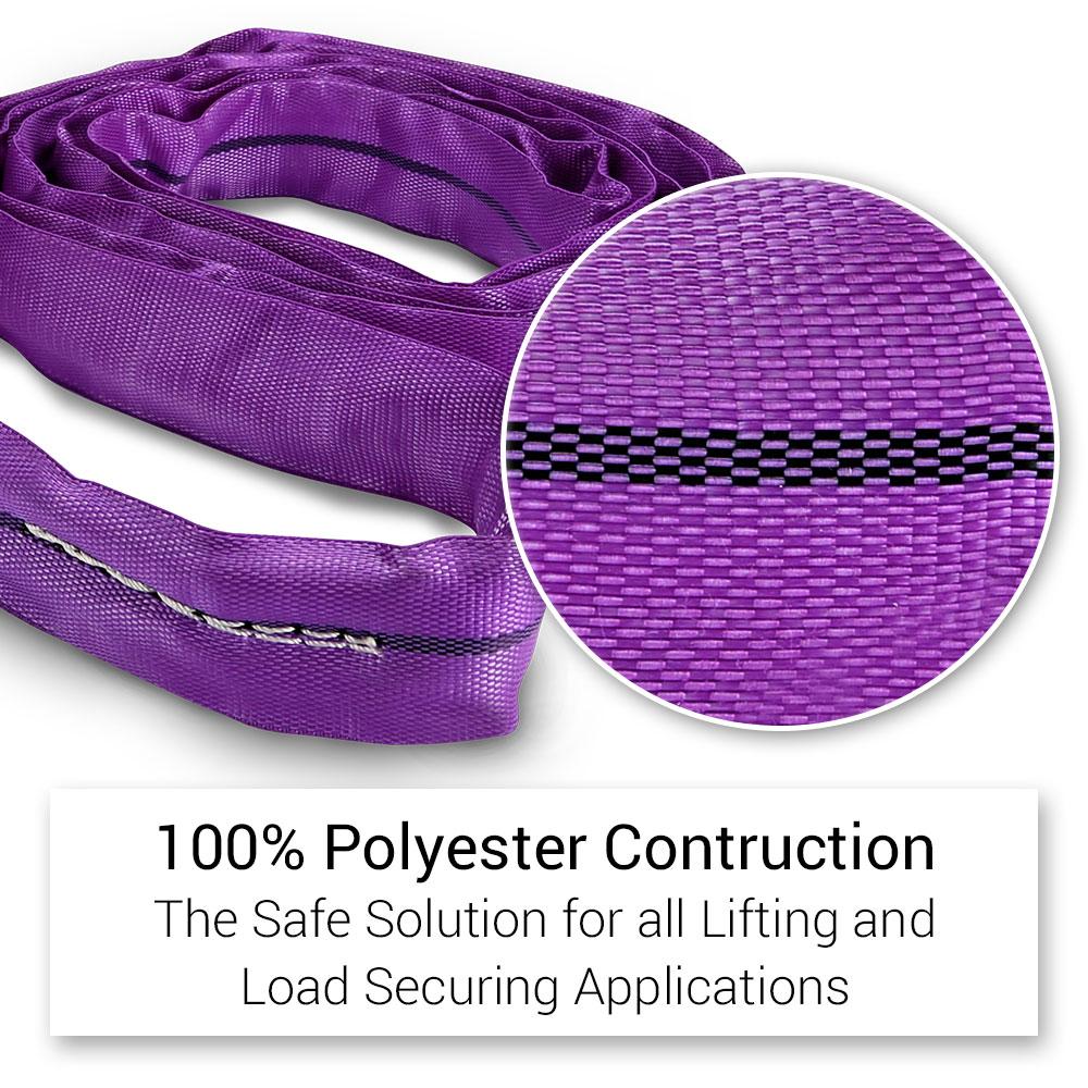 Ninja NS10002 1 Ton x 2m Round Lifting Sling Violet