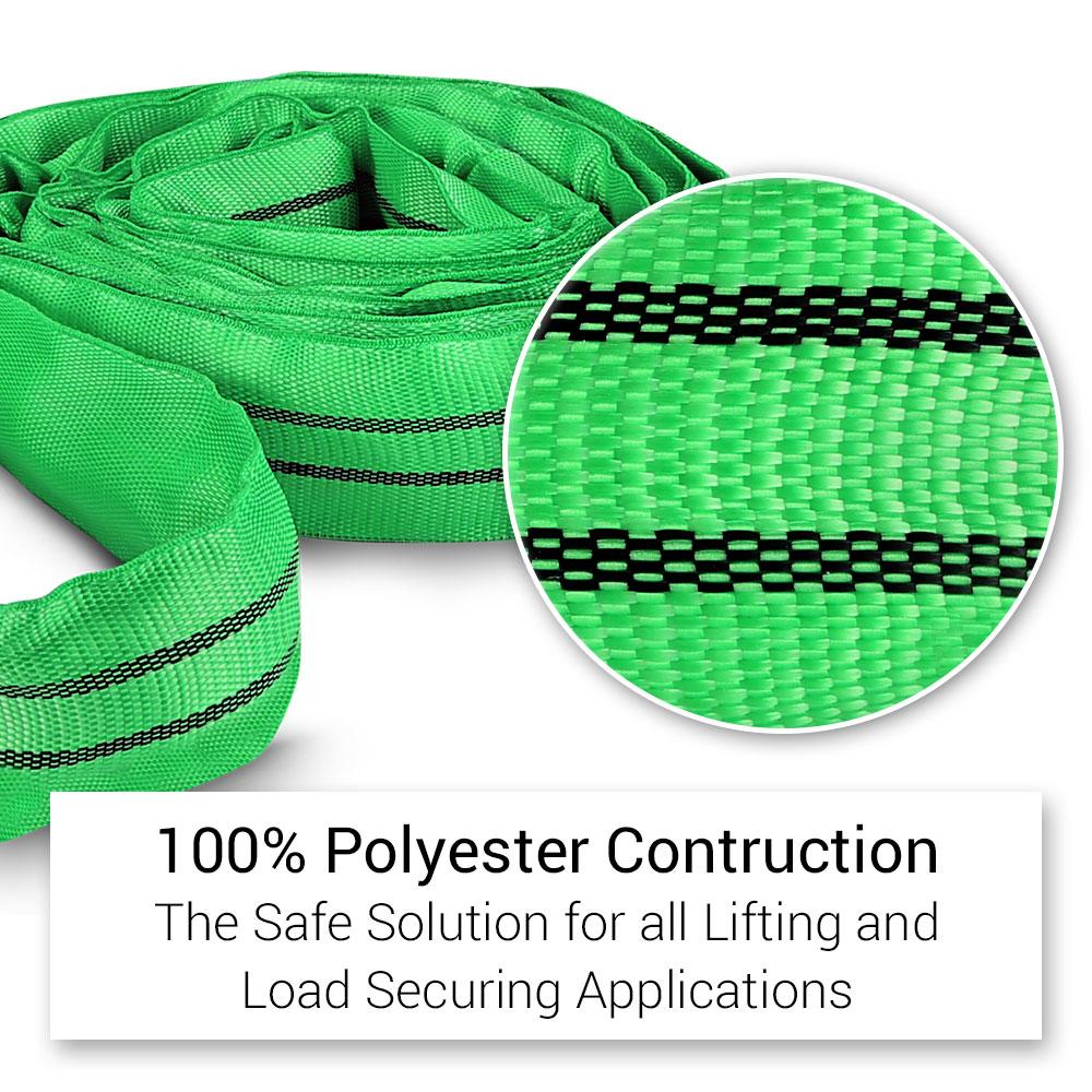 Ninja NS20003 2 Ton x 3m Round Lifting Sling Green