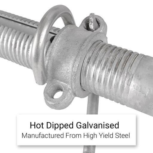 Climbrite CAP2 Size 2 1883mm to 3393mm Galvanised Construction Prop