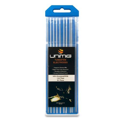 UNIMIG PTR0004-16 RED 1.6mm x 175mm WT20 2% Thoriated Tungsten ...