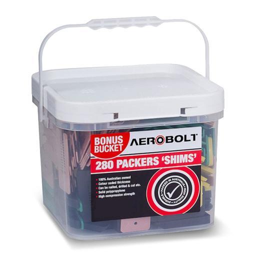 Aerobolt ABPMIX01 75MM 280PC Mixed Packers Container