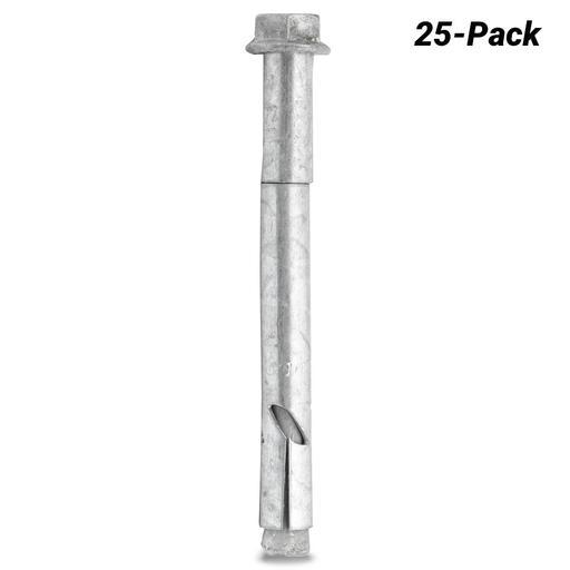 Ramset DP10100GH 25 Pack 10 x 100mm Galvanised DynaBolt Plus Hex Nut Bolt