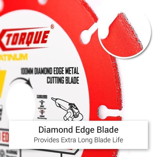 Xtorque XM100 Platinum 100mm (4") Platinum Diamond Edge Metal Cutting Blade