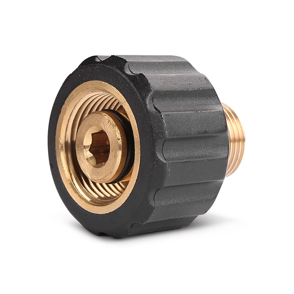 Typhoon TM22MC Brass M22 Female x 3/8" Male Rotating Coupling