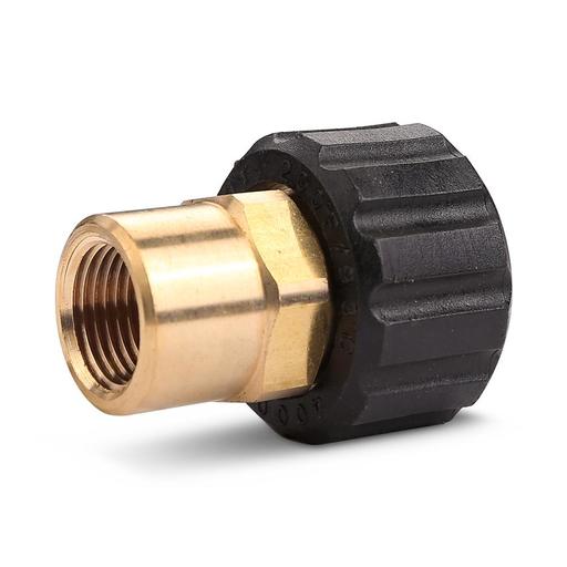 Typhoon TM22FC Brass M22 Female x 3/8" Female Rotating Coupling