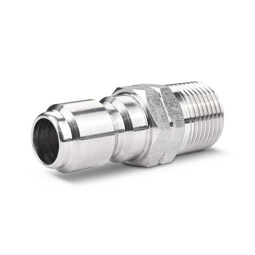 Typhoon TM38P Stainless Steel 3/8" BSPT Male To 3/8" Male Plug
