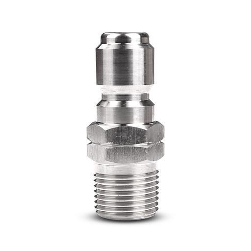 Typhoon TM38P Stainless Steel 3/8" BSPT Male To 3/8" Male Plug