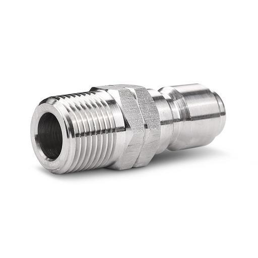 Typhoon TM38P Stainless Steel 3/8" BSPT Male To 3/8" Male Plug
