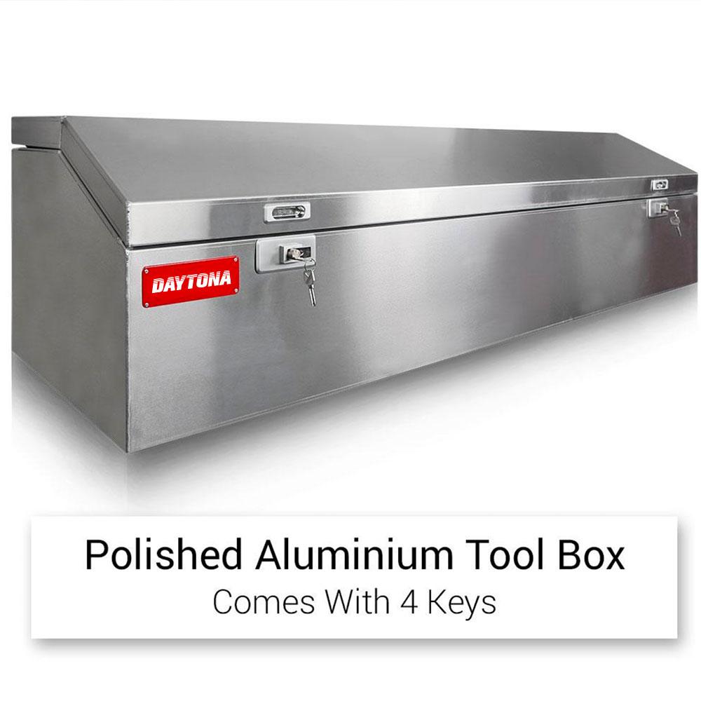 Daytona PTS2000 2mm 2000 x 600 x 500mm Polished Aluminium Slanted Lid ...