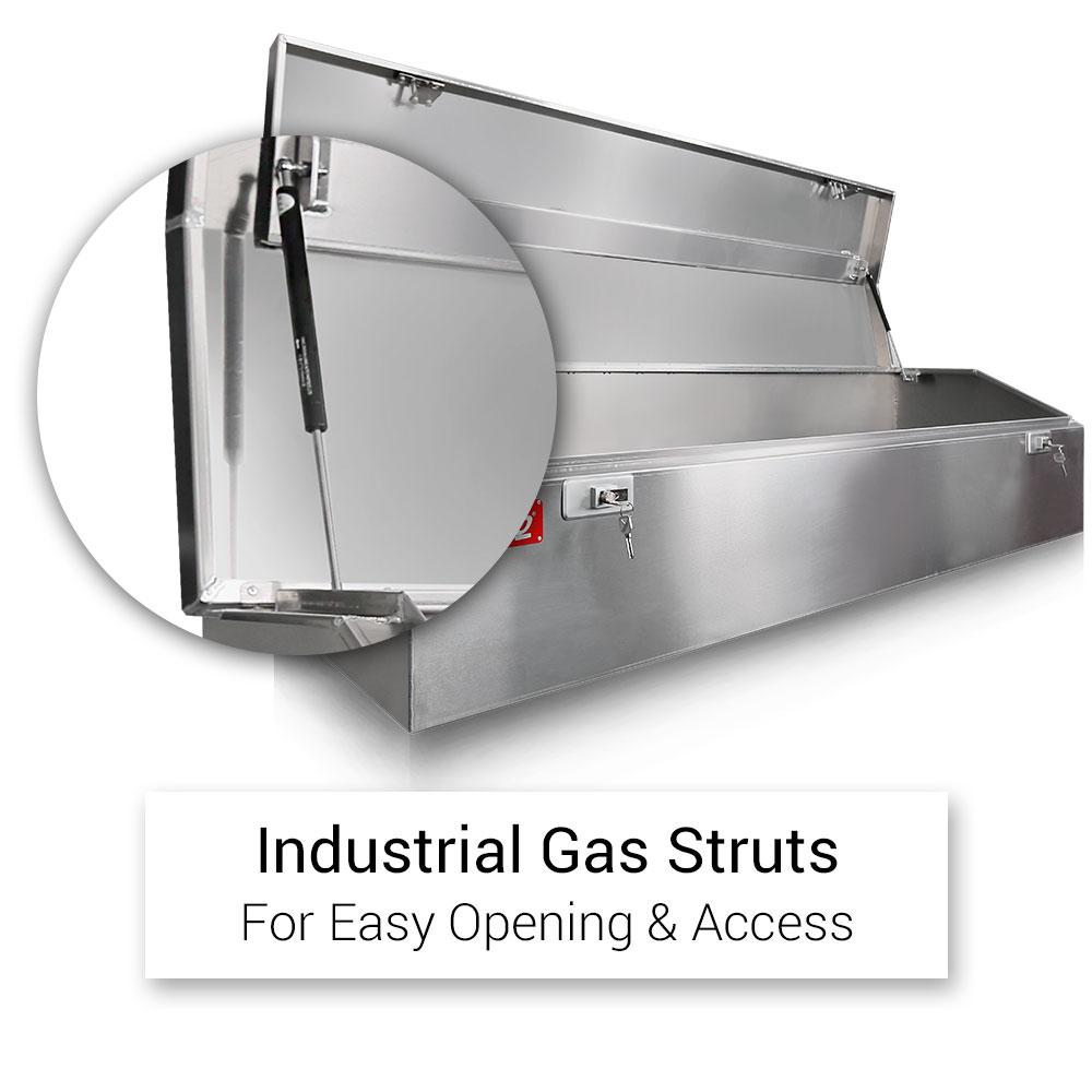 Daytona PTS2000 2mm 2000 x 600 x 500mm Polished Aluminium Slanted Lid ...