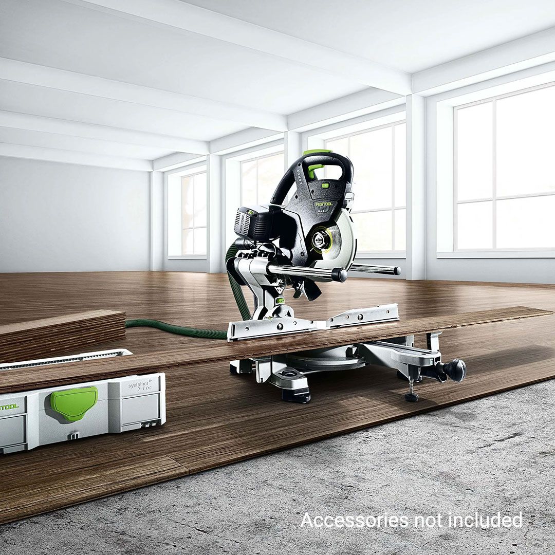 Festool KS 60 E-UG Set (575465) 1200W 215mm (8-1/2") Slide Compound ...