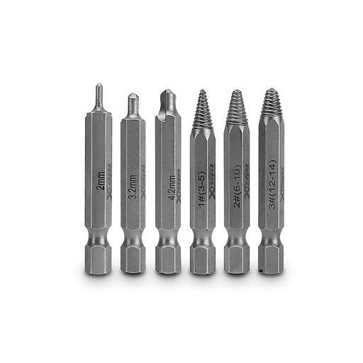 Xtorque XTEBS1 6pce Screw Extractor Bit Set