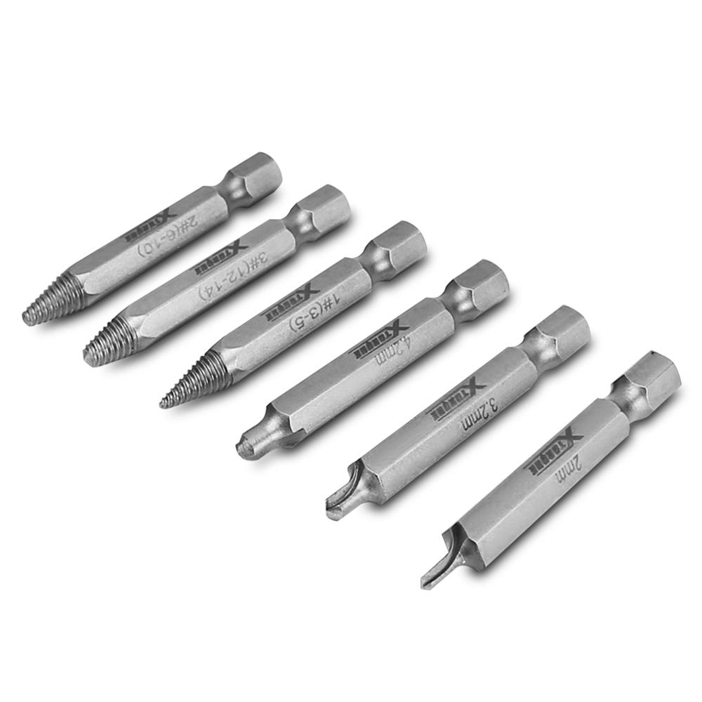 Xtorque XTEBS1 6pce Screw Extractor Bit Set