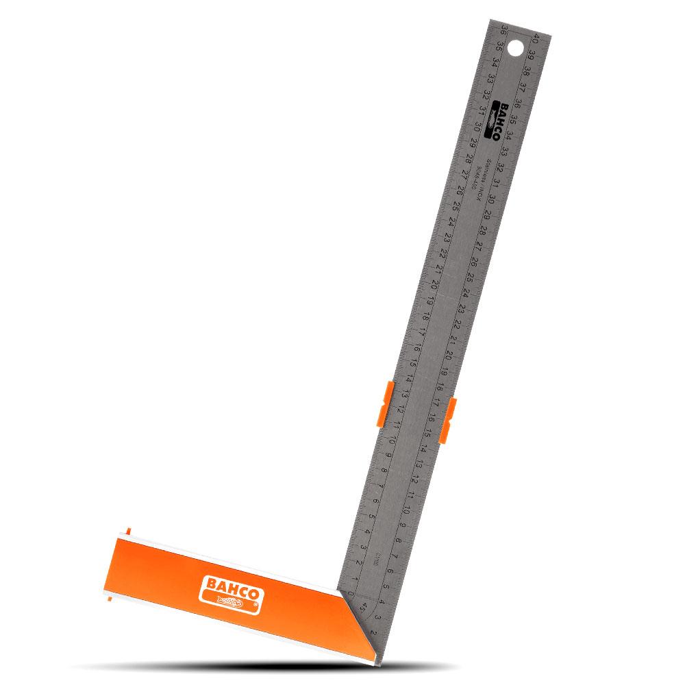 Bahco 9048-400 (16") Square Ruler with Balance Pin & Removable Indicator