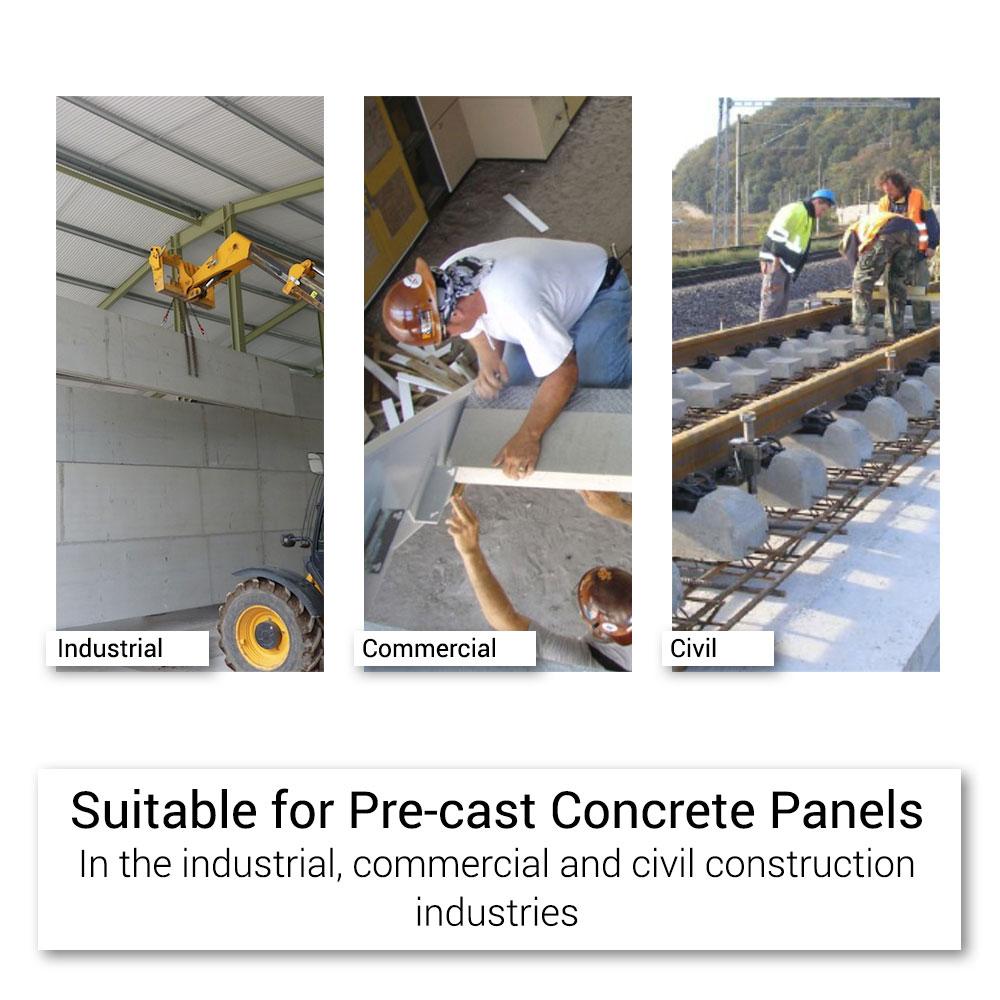 Fixed Fasteners F15010S 40-Pack 150 x 100 x 10mm Black Packing Shims