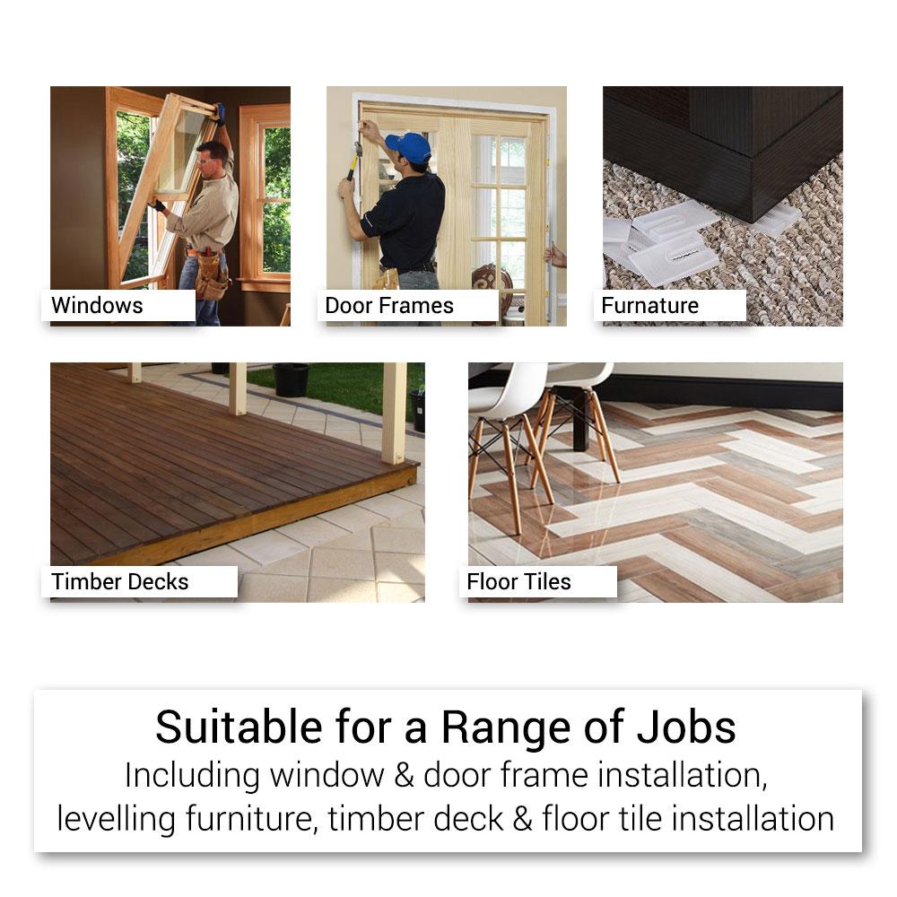 Fixed Fasteners FWPMIX 1.5-10 x 75mm U-Shaped Mixed Sizes Window Packers