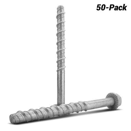 Fixed Fasteners F1215GB 50-Pack 12 x 150mm Hex Flange Galvanised ...