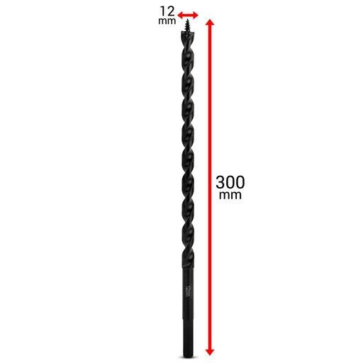 Xtorque X12SA 300mm x 12mm Ultra Hard Scotch Auger Drill Bit