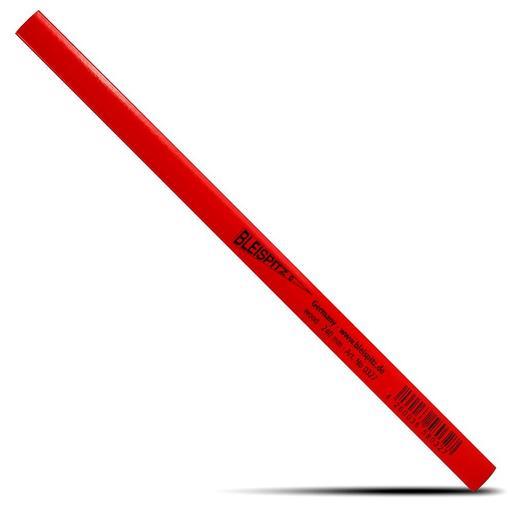 Bleispitz 0310 12-Pack HB 240mm Flat Oval Red Carpenter Pencils - MADE ...