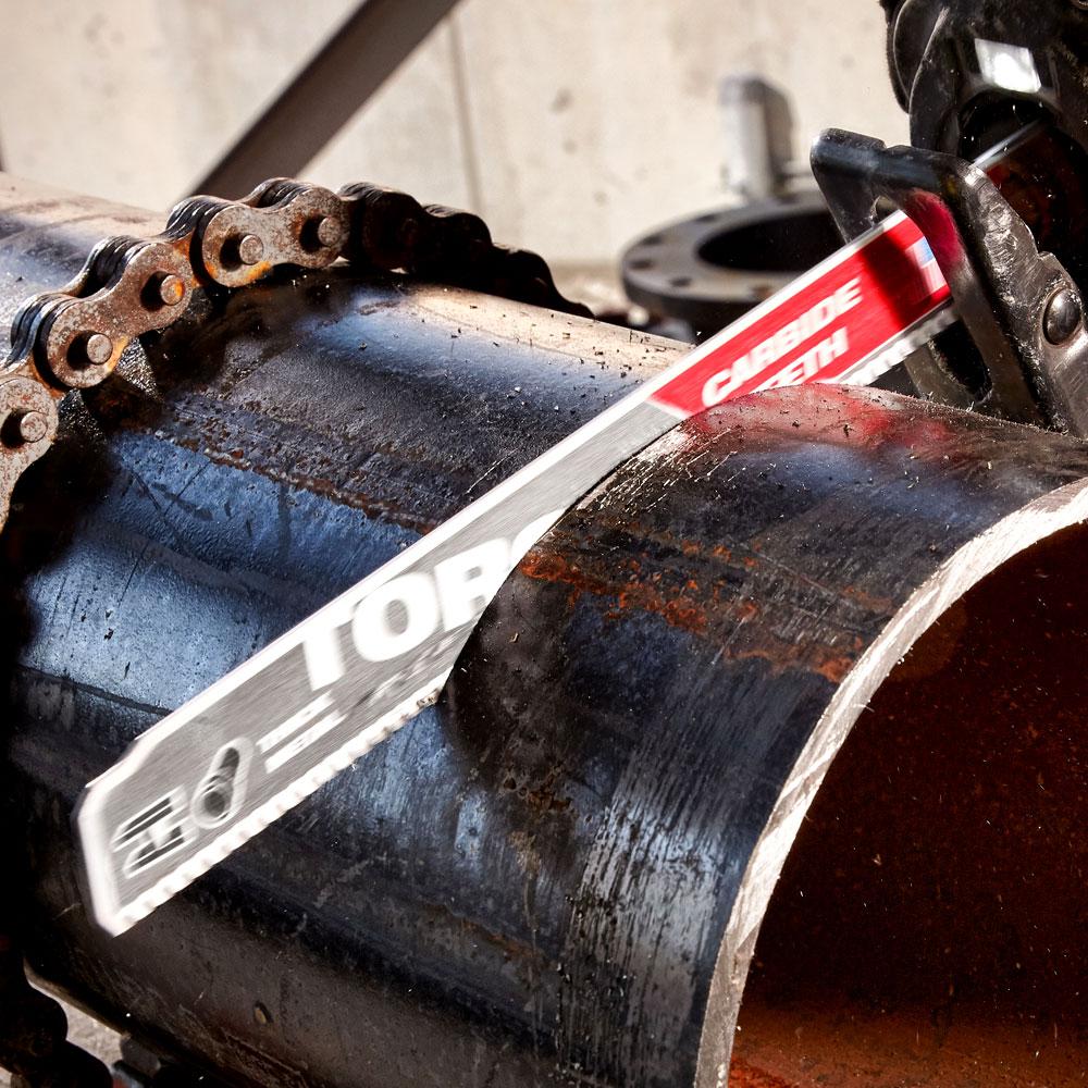 Milwaukee 48005202 Single 230mm The TORCH with Carbide Teeth SAWZALL ...