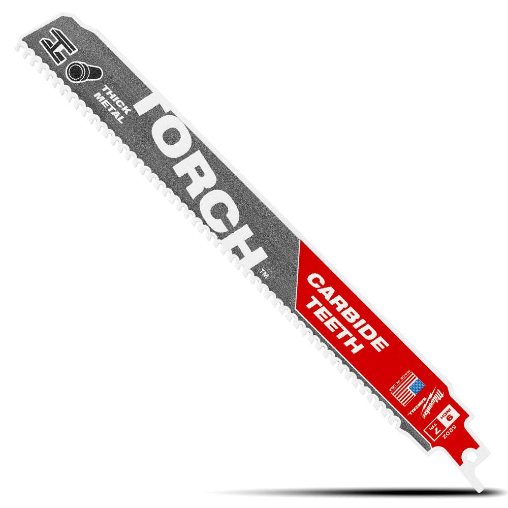 Milwaukee 48005202 Single 230mm The TORCH with Carbide Teeth SAWZALL ...