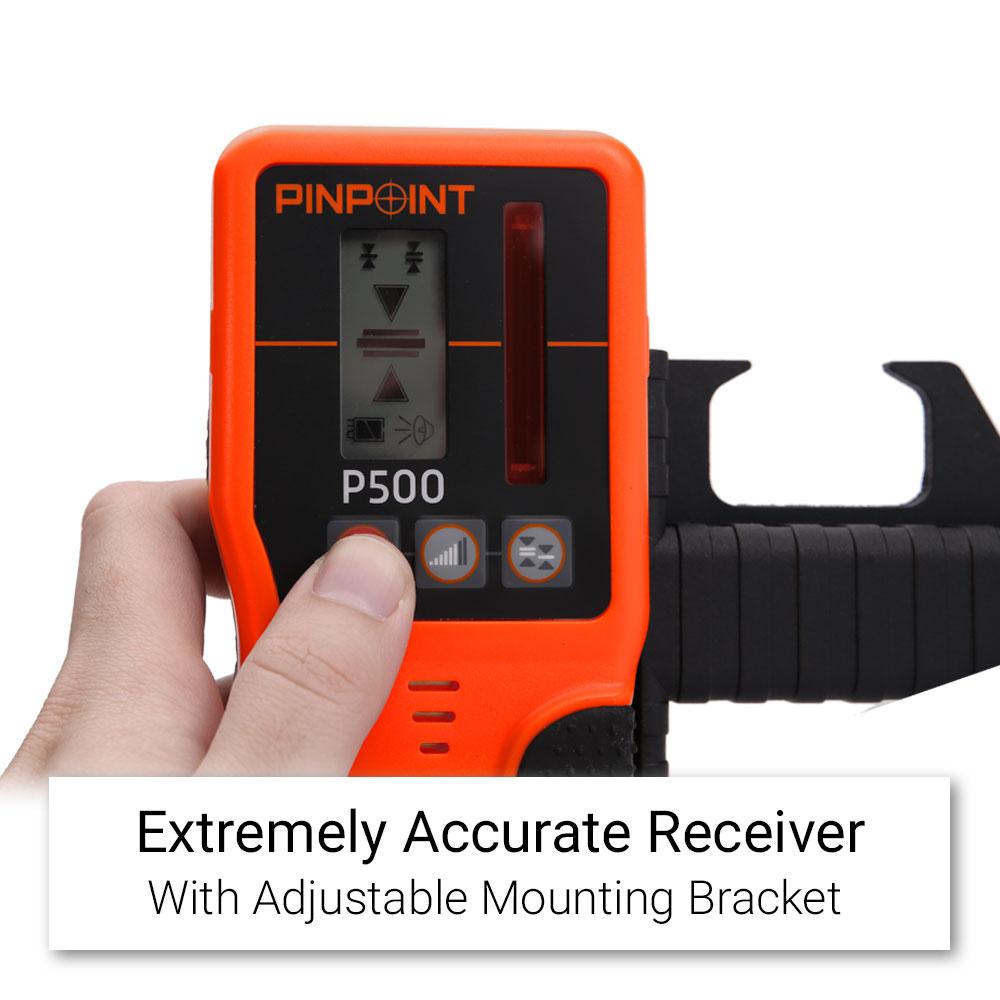 Pinpoint P500-KIT Self Levelling Red Beam Rotary Laser with Tripod ...