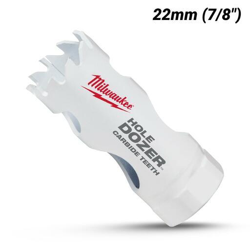 Milwaukee 49560704 22mm (7/8") HOLE DOZER Carbide Teeth Bi-Metal Hole Saw