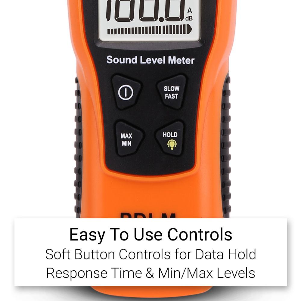 Pinpoint PDLM Handheld Digital Sound Noise Level Meter
