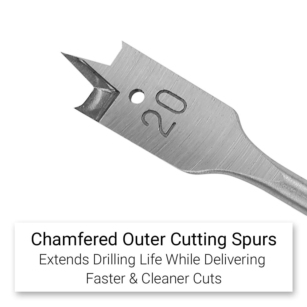 Xtorque SSDB20 20mm Flat Wood Spade Drill Bit