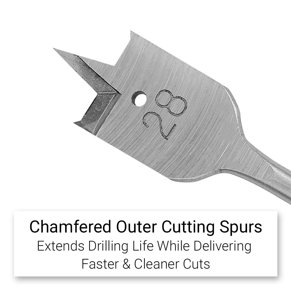 Shotgun 9349930415714 28mm Flat Wood Spade Drill Bit