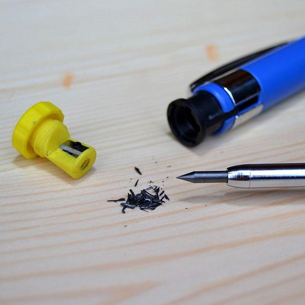 Bleispitz 13621393 Metal Dry Profi Deep Hole Marker with Graphite & Red ...