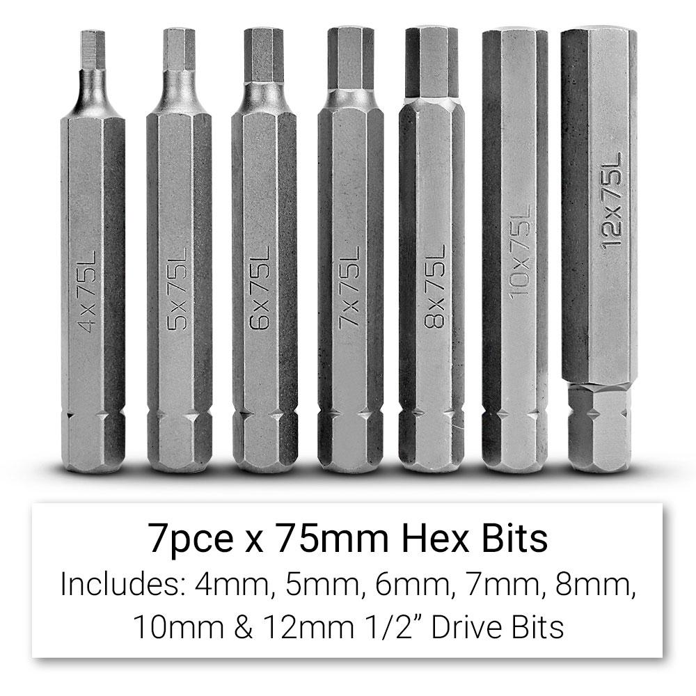 Daytona D42HST 42pce Hex, Spline & Torx Power Bit Set