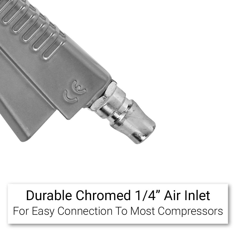 Chicago Air CA180 1.1kW 116PSI 180L/min Oil Free Hi-Flow Mini Portable ...