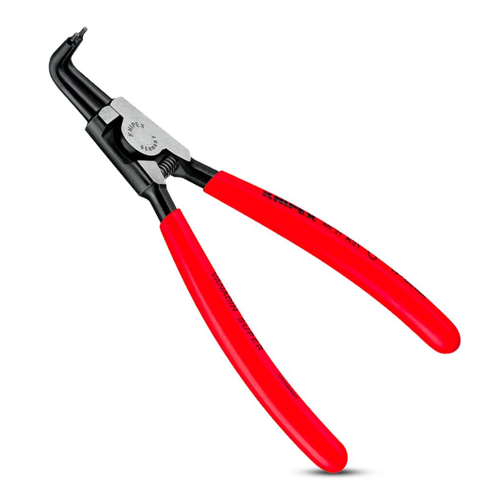 Knipex 4621A31SB 200mm Bent Tip External Circlip Pliers