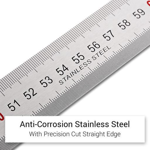 Daytona DMR1000 1000mm (40") Stainless Steel Double Sided Metric ...