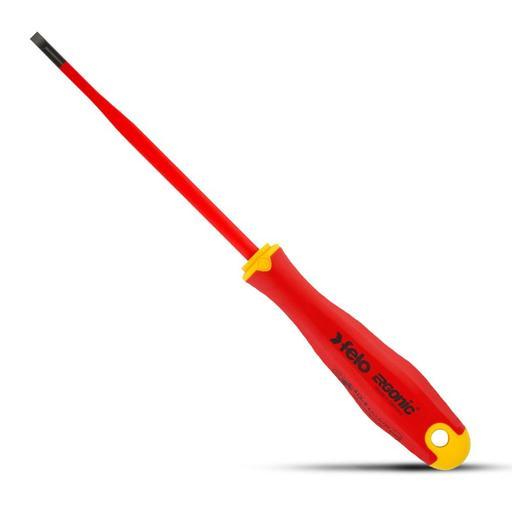 Felo 41393090 3.0 x 100mm Flat 1000V VDE Ergonic Eslim Screwdriver