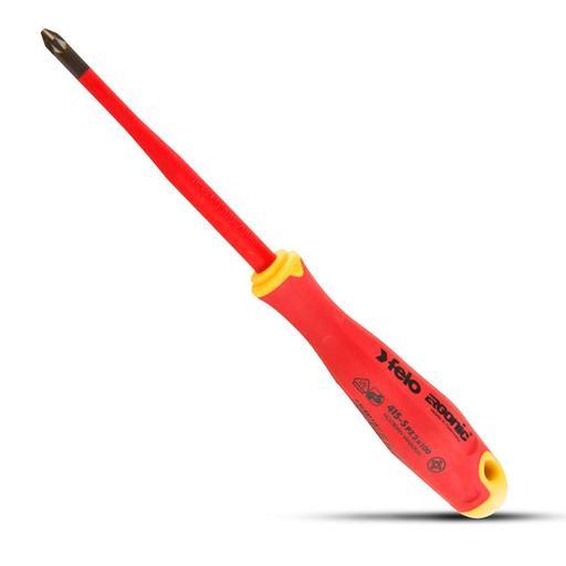 Felo 41429390 PH2 x 100mm Phillips 1000V Ergonic Eslim Screwdriver