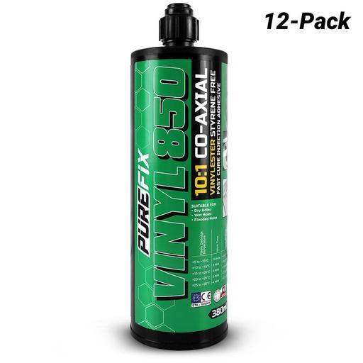 PureFix PFV850PK 12-Pack 380ml Vinylster 850 Chemical Anchor Masonry ...