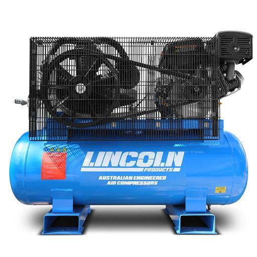 Lincoln L13150LP 13HP 150L Triple Piston Belt Driven Loncin Powered Air ...