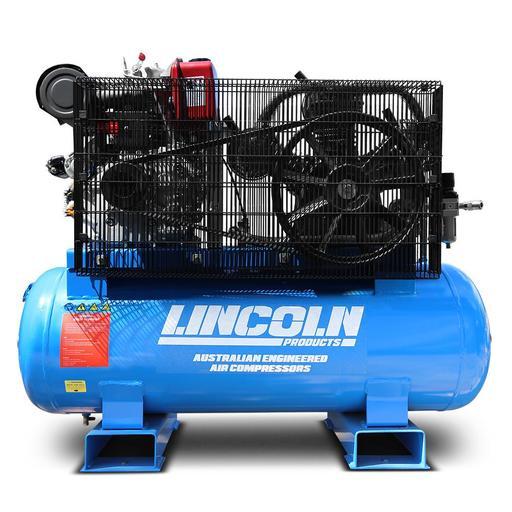 Lincoln L13150KD 13HP 150L Triple Piston Belt Driven Diesel Powered Air ...